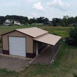 R1-18x30 RV Metal Building | WolfSteel Buildings