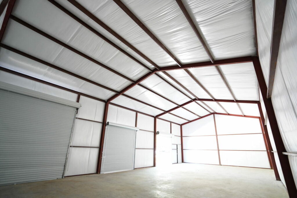 RMB3 - 30x60 Red Iron Metal Building | WolfSteel Buildings