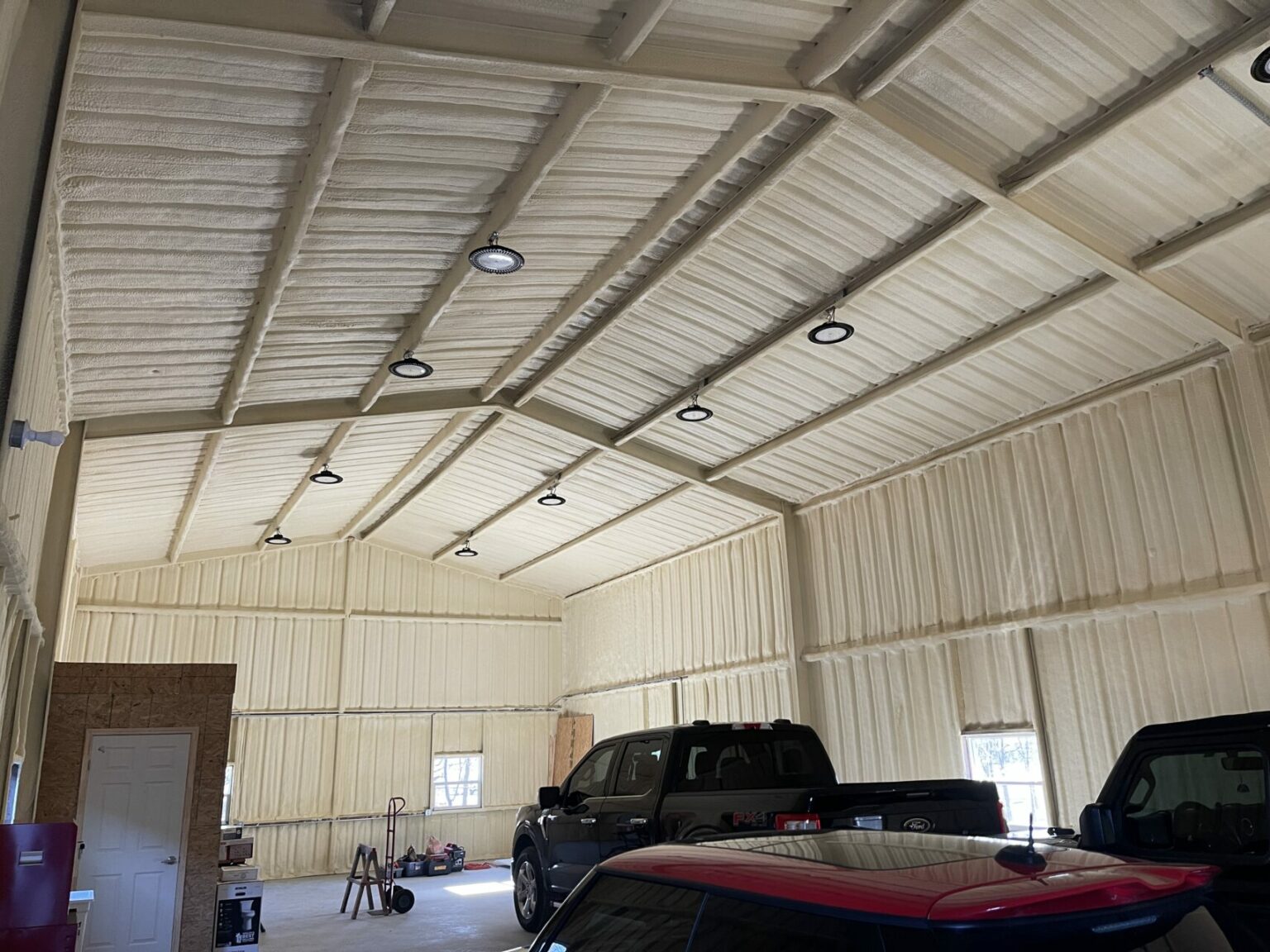 RMB4- 28x85 Red Iron Metal Building | WolfSteel Buildings