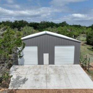 RMB7 - 40x60 Weld Up Red Iron Metal Building | WolfSteel Buildings