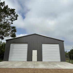 RMB7 - 40x60 Weld Up Red Iron Metal Building | WolfSteel Buildings