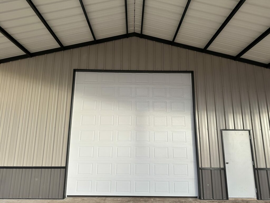RMB14 - 40x80 Full I-Beam Red Iron Metal Building | WolfSteel Buildings