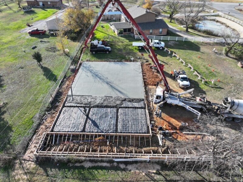 RMB13 – 50×80 Weld Up Red Iron Steel Building | WolfSteel Buildings