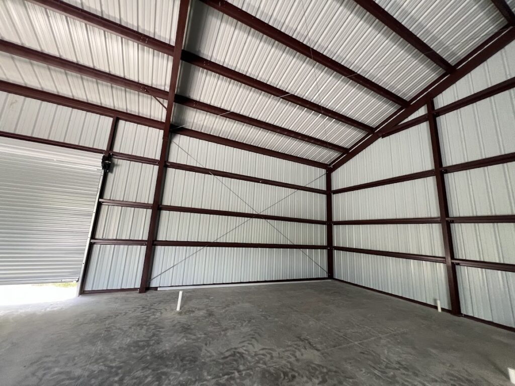 RMB20 - 40x60 Metal Garage with Concrete | WolfSteel Buildings